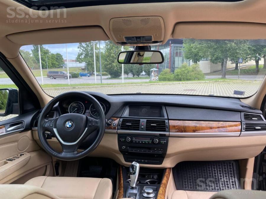 Melns BMW X5 2008 Cēsis, ar dzinēja tilpumu 3.00 L un nobraukumu 213 tūkst. km par 11500 €, foto 15 vietnē AUTOMOTO.COM.LV