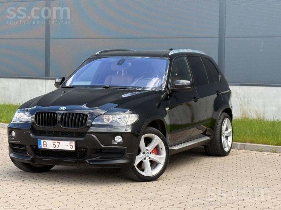 Melns BMW X5 2008 Rīga, ar dzinēja tilpumu 3.00 L un nobraukumu 0 tūkst. km par 25990 €, foto 1 vietnē AUTOMOTO.COM.LV