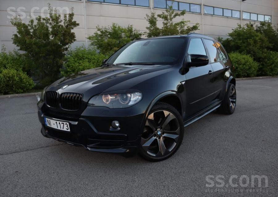 Melns BMW X5 2008 Rīga, ar dzinēja tilpumu 3.00 L un nobraukumu 270 tūkst. km par 11490 €, foto 1 vietnē AUTOMOTO.COM.LV
