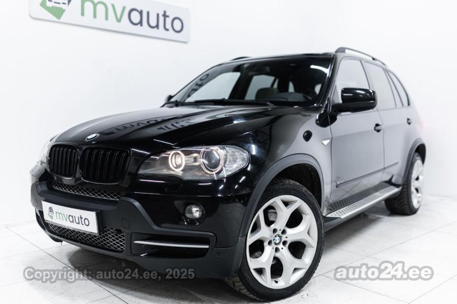 Black BMW X5 2008 in Tallinn, with an engine capacity of 3.00 L and mileage of 372 thousand km for 7700 €, photo 3 on AUTOMOTO.COM.LV