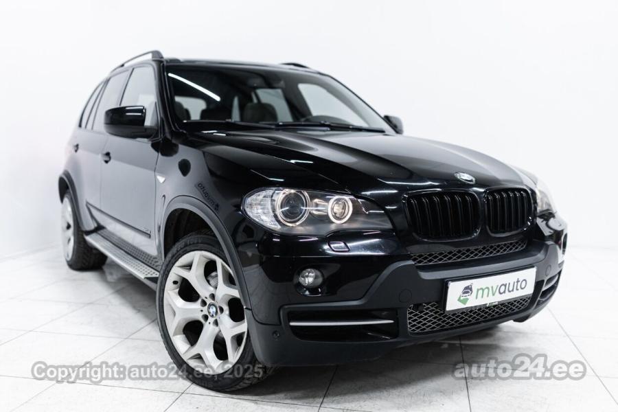 Black BMW X5 2008 in Tallinn, with an engine capacity of 3.00 L and mileage of 372 thousand km for 7700 €, photo 5 on AUTOMOTO.COM.LV