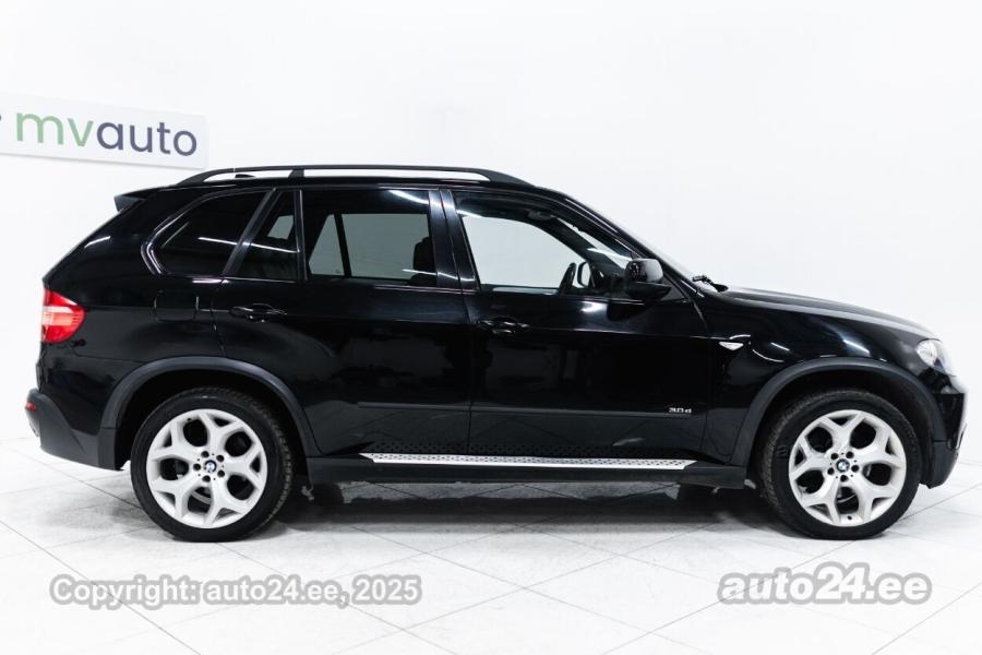 Black BMW X5 2008 in Tallinn, with an engine capacity of 3.00 L and mileage of 372 thousand km for 7700 €, photo 10 on AUTOMOTO.COM.LV