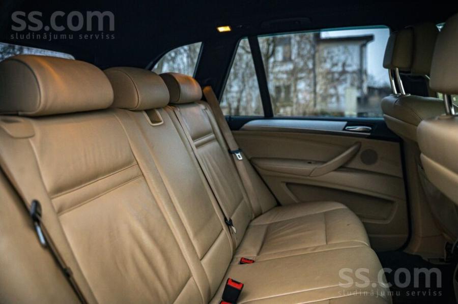 Melns BMW X5 2008 Rīga, ar dzinēja tilpumu 3.00 L un nobraukumu 0 tūkst. km par 7590 €, foto 9 vietnē AUTOMOTO.COM.LV