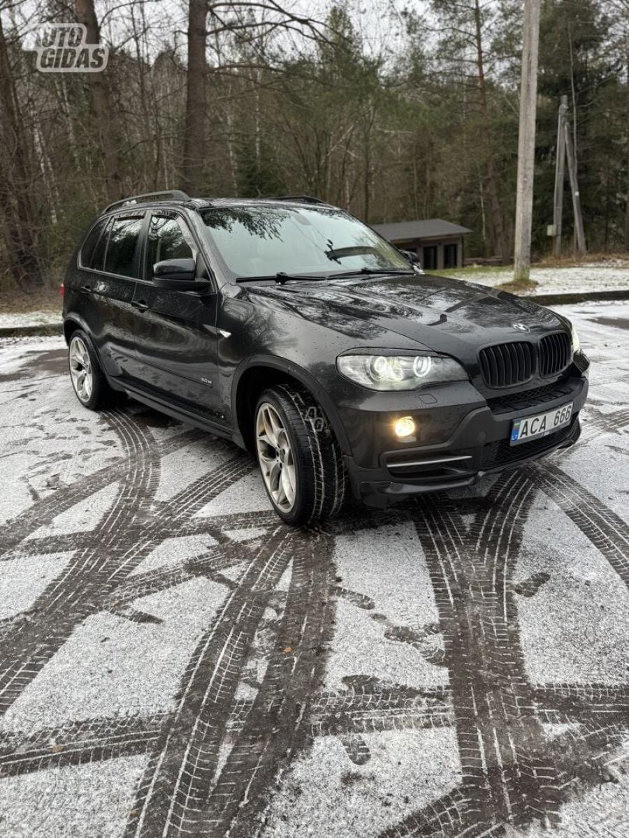 Melns BMW X5 2008 Viļņa, ar dzinēja tilpumu 3.00 L un nobraukumu 205 tūkst. km par 6500 €, foto 8 vietnē AUTOMOTO.COM.LV