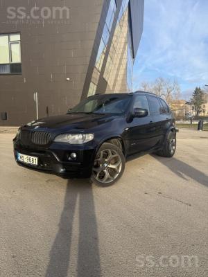 Black BMW X5 2008 in Rezekne, with an engine capacity of 3.00 L and mileage of 0 thousand km for 9990 €, photo 2 on AUTOMOTO.COM.LV