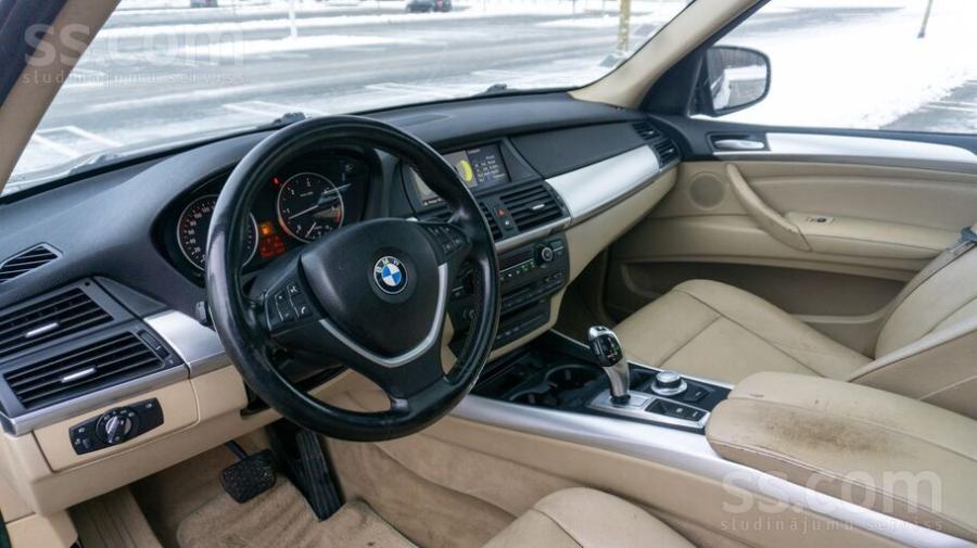 Melns BMW X5 2008 Rīga, ar dzinēja tilpumu 3.00 L un nobraukumu 274 tūkst. km par 8490 €, foto 10 vietnē AUTOMOTO.COM.LV