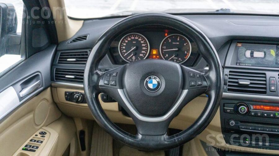 Melns BMW X5 2008 Rīga, ar dzinēja tilpumu 3.00 L un nobraukumu 274 tūkst. km par 8490 €, foto 14 vietnē AUTOMOTO.COM.LV