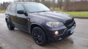 Melns BMW X5 2008 Šauļi, ar dzinēja tilpumu 2.99 L un nobraukumu 188 tūkst. km par 4199 €, foto  vietnē AUTOMOTO.COM.LV
