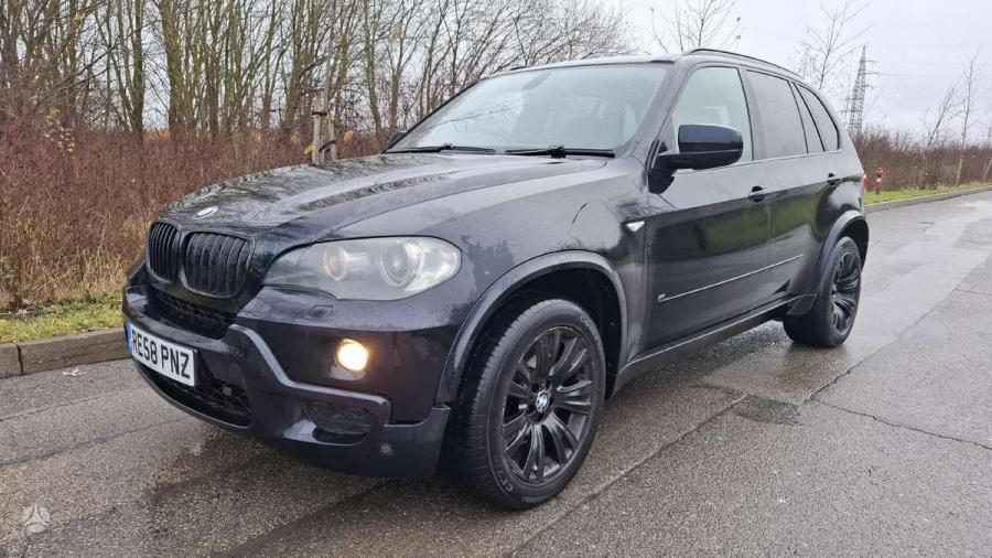 Melns BMW X5 2008 Šauļi, ar dzinēja tilpumu 2.99 L un nobraukumu 188 tūkst. km par 4199 €, foto 3 vietnē AUTOMOTO.COM.LV