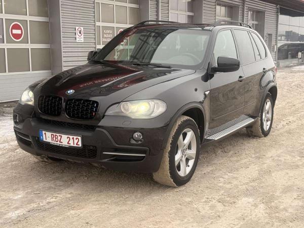 Melns BMW X5 2008 Kauņa, ar dzinēja tilpumu 2.99 L un nobraukumu 384 tūkst. km par 6490 €, foto 2 vietnē AUTOMOTO.COM.LV