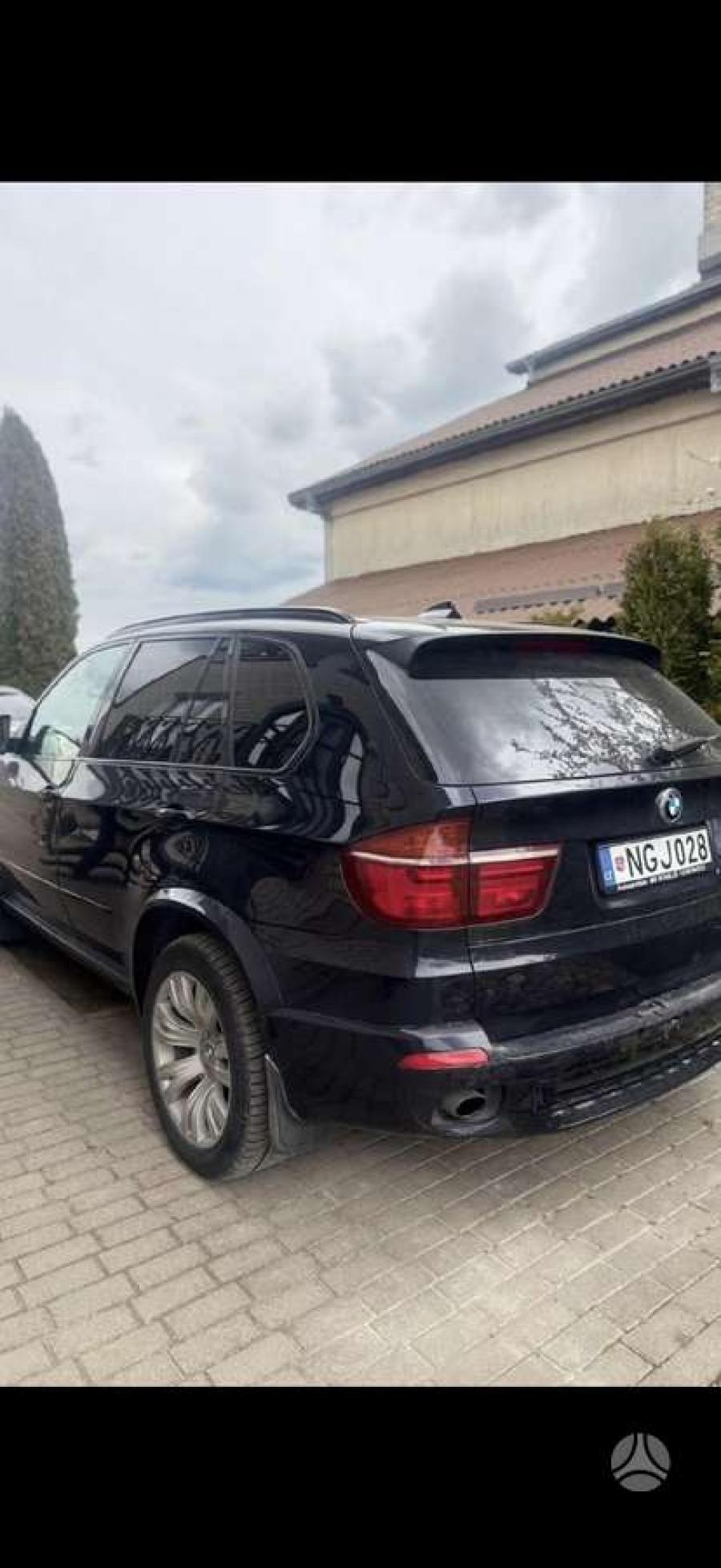 Melns BMW X5 2008 Šauļi, ar dzinēja tilpumu 0.00 L un nobraukumu 316 tūkst. km par 7300 €, foto 5 vietnē AUTOMOTO.COM.LV