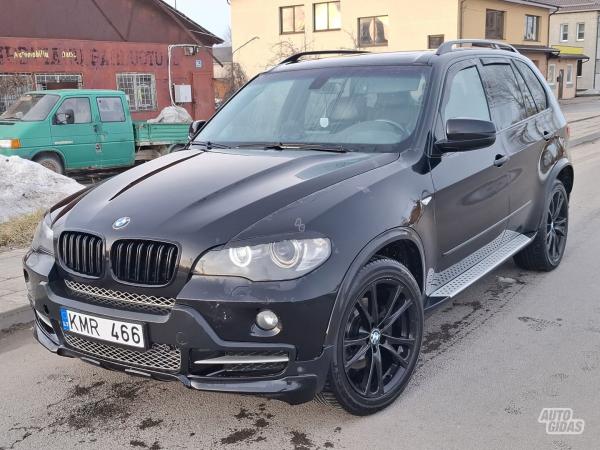 Melns BMW X5 2008 Šauļi, ar dzinēja tilpumu 3.00 L un nobraukumu 519 tūkst. km par 8350 €, foto 1 vietnē AUTOMOTO.COM.LV