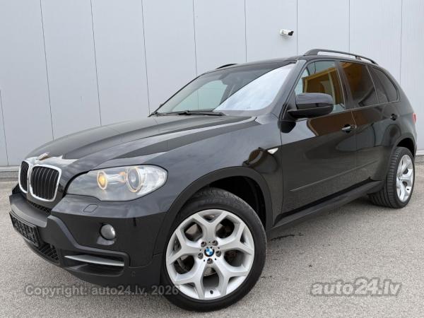 Black BMW X5 2008 in Tartu, with an engine capacity of 3.00 L and mileage of 262 thousand km for 9499 €, photo 2 on AUTOMOTO.COM.LV