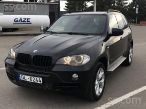Melns BMW X5 2008 Cēsis, ar dzinēja tilpumu 3.00 L un nobraukumu 0 tūkst. km par 9500 €, foto  vietnē AUTOMOTO.COM.LV