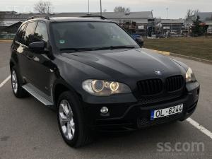 Black BMW X5 2008 in Cesis, with an engine capacity of 3.00 L and mileage of 0 thousand km for 9500 €, photo 2 on AUTOMOTO.COM.LV