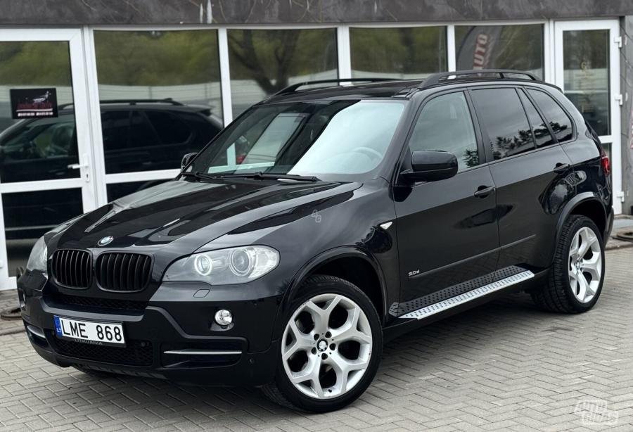 Melns BMW X5 2008 Radviliškis, ar dzinēja tilpumu 3.00 L un nobraukumu 384 tūkst. km par 9250 €, foto 1 vietnē AUTOMOTO.COM.LV