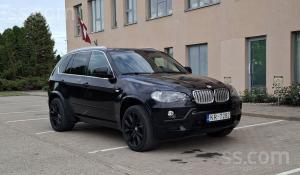 Melns BMW X5 2008 Jelgava, ar dzinēja tilpumu 3.00 L un nobraukumu 300 tūkst. km par 10400 €, foto 3 vietnē AUTOMOTO.COM.LV
