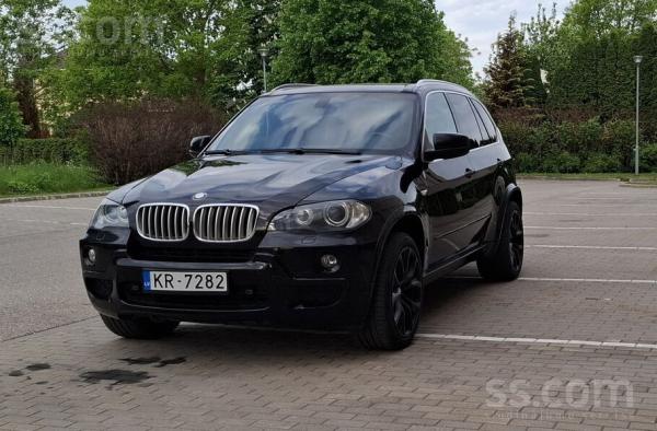 Черный БМВ Х5 2008 в Елгава, объемом двигателя 3.00 л и пробегом 300 тыс. км за 10400 €, фото 7 на AUTOMOTO.COM.LV