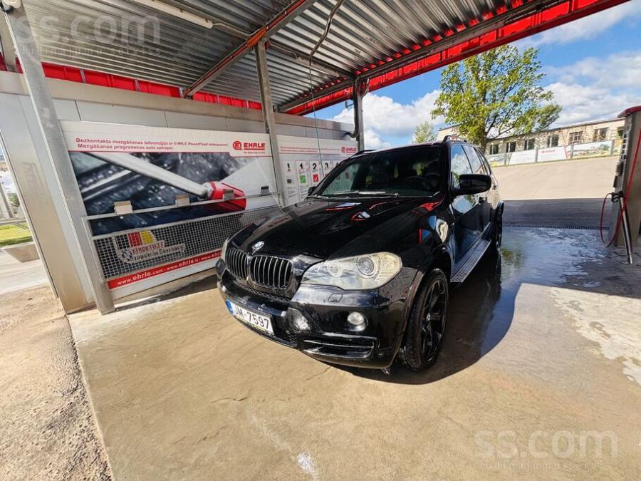 Melns BMW X5 2008 Jelgava, ar dzinēja tilpumu 3.00 L un nobraukumu 448 tūkst. km par 6500 €, foto 5 vietnē AUTOMOTO.COM.LV