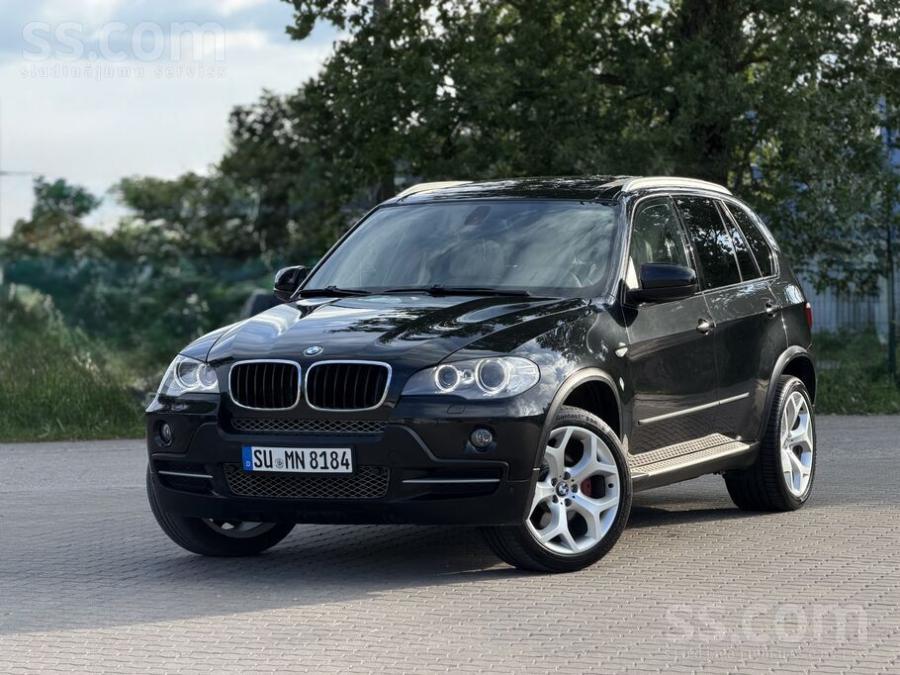 Melns BMW X5 2008 Rīga, ar dzinēja tilpumu 3.00 L un nobraukumu 0 tūkst. km par 10900 €, foto 1 vietnē AUTOMOTO.COM.LV
