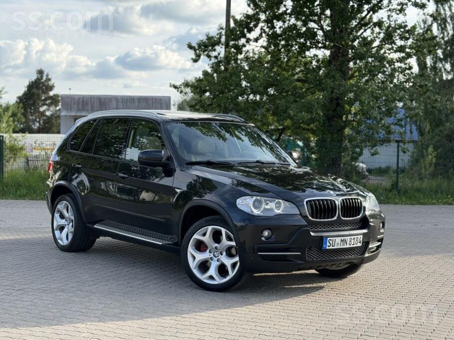 Melns BMW X5 2008 Rīga, ar dzinēja tilpumu 3.00 L un nobraukumu 0 tūkst. km par 10900 €, foto 4 vietnē AUTOMOTO.COM.LV
