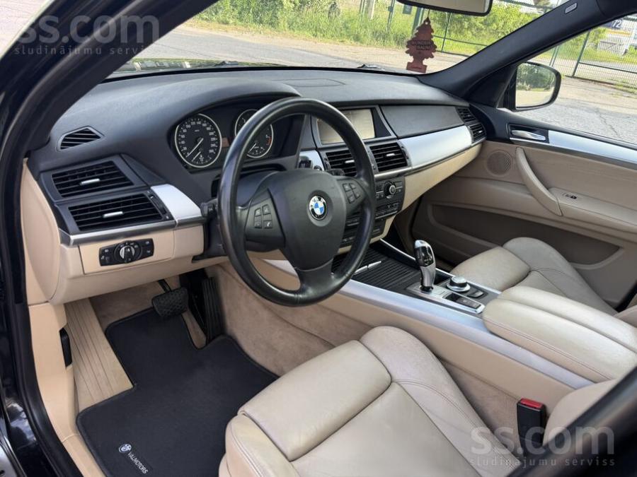 Melns BMW X5 2008 Rīga, ar dzinēja tilpumu 3.00 L un nobraukumu 0 tūkst. km par 10900 €, foto 12 vietnē AUTOMOTO.COM.LV