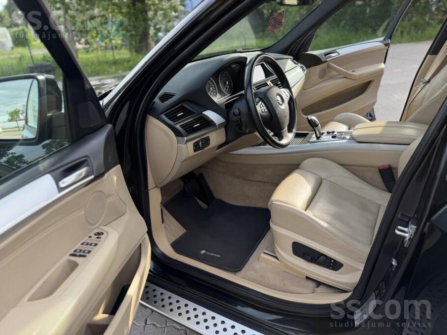 Melns BMW X5 2008 Rīga, ar dzinēja tilpumu 3.00 L un nobraukumu 0 tūkst. km par 10900 €, foto 16 vietnē AUTOMOTO.COM.LV