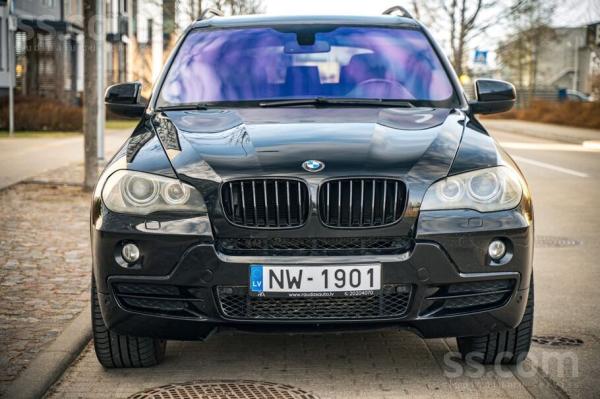 Melns BMW X5 2008 Rīga, ar dzinēja tilpumu 3.00 L un nobraukumu 0 tūkst. km par 6990 €, foto 2 vietnē AUTOMOTO.COM.LV