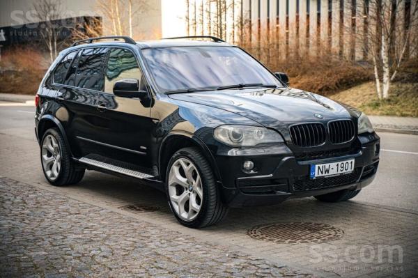 Melns BMW X5 2008 Rīga, ar dzinēja tilpumu 3.00 L un nobraukumu 0 tūkst. km par 6990 €, foto 3 vietnē AUTOMOTO.COM.LV