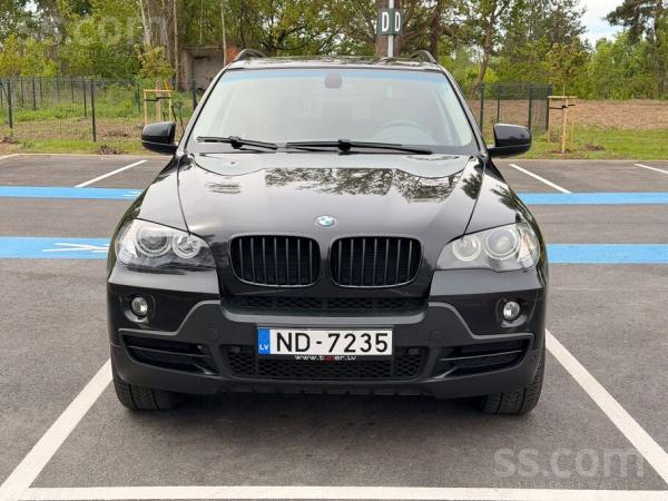 Melns BMW X5 2008 Rīga, ar dzinēja tilpumu 3.00 L un nobraukumu 338 tūkst. km par 7400 €, foto 2 vietnē AUTOMOTO.COM.LV