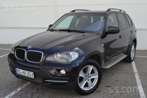 Melns BMW X5 2008 Rīga, ar dzinēja tilpumu 3.00 L un nobraukumu 330 tūkst. km par 8950 €, foto  vietnē AUTOMOTO.COM.LV