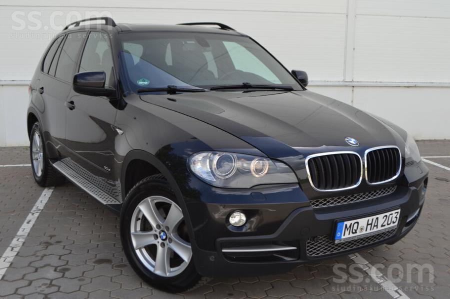 Melns BMW X5 2008 Rīga, ar dzinēja tilpumu 3.00 L un nobraukumu 330 tūkst. km par 8950 €, foto 4 vietnē AUTOMOTO.COM.LV