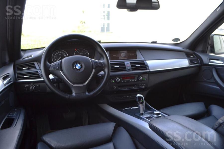 Melns BMW X5 2008 Rīga, ar dzinēja tilpumu 3.00 L un nobraukumu 330 tūkst. km par 8950 €, foto 9 vietnē AUTOMOTO.COM.LV