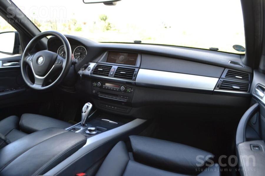 Melns BMW X5 2008 Rīga, ar dzinēja tilpumu 3.00 L un nobraukumu 330 tūkst. km par 8950 €, foto 10 vietnē AUTOMOTO.COM.LV