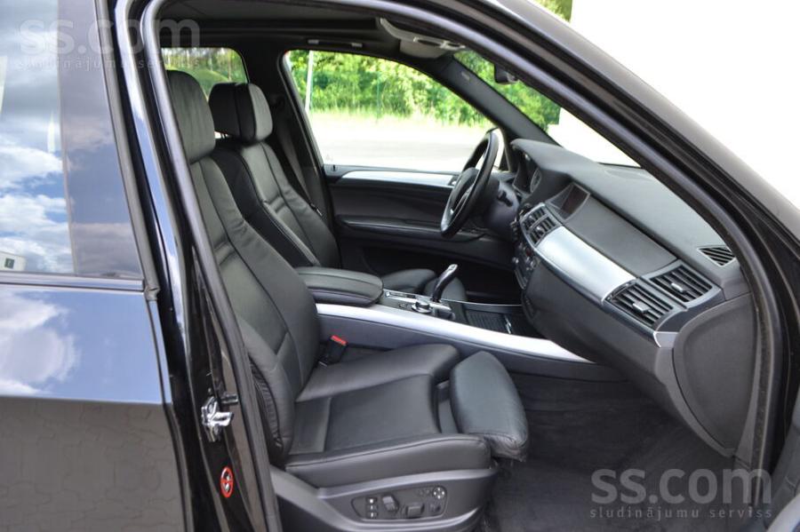 Melns BMW X5 2008 Rīga, ar dzinēja tilpumu 3.00 L un nobraukumu 330 tūkst. km par 8950 €, foto 11 vietnē AUTOMOTO.COM.LV