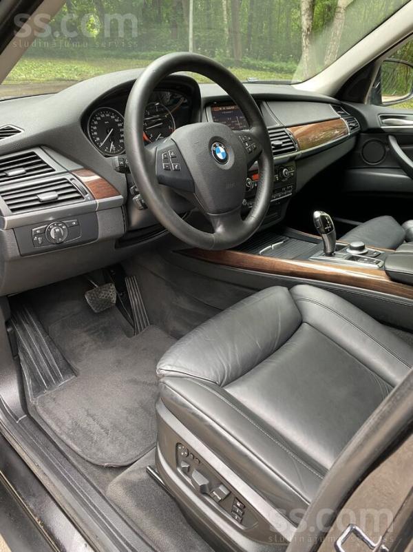 Melns BMW X5 2008 Rīga, ar dzinēja tilpumu 3.00 L un nobraukumu 0 tūkst. km par 8999 €, foto 6 vietnē AUTOMOTO.COM.LV