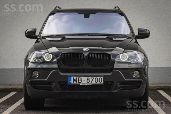 Melns BMW X5 2008 Rīga, ar dzinēja tilpumu 3.00 L un nobraukumu 352 tūkst. km par 7500 €, foto 2 vietnē AUTOMOTO.COM.LV