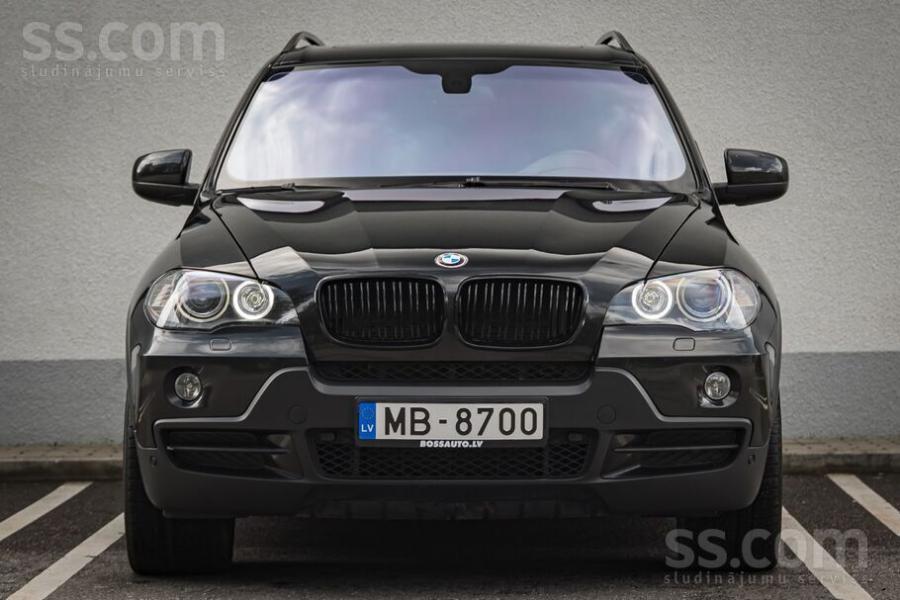Melns BMW X5 2008 Rīga, ar dzinēja tilpumu 3.00 L un nobraukumu 352 tūkst. km par 7500 €, foto 3 vietnē AUTOMOTO.COM.LV
