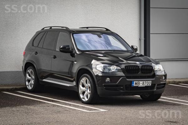 Melns BMW X5 2008 Rīga, ar dzinēja tilpumu 3.00 L un nobraukumu 352 tūkst. km par 7500 €, foto 3 vietnē AUTOMOTO.COM.LV