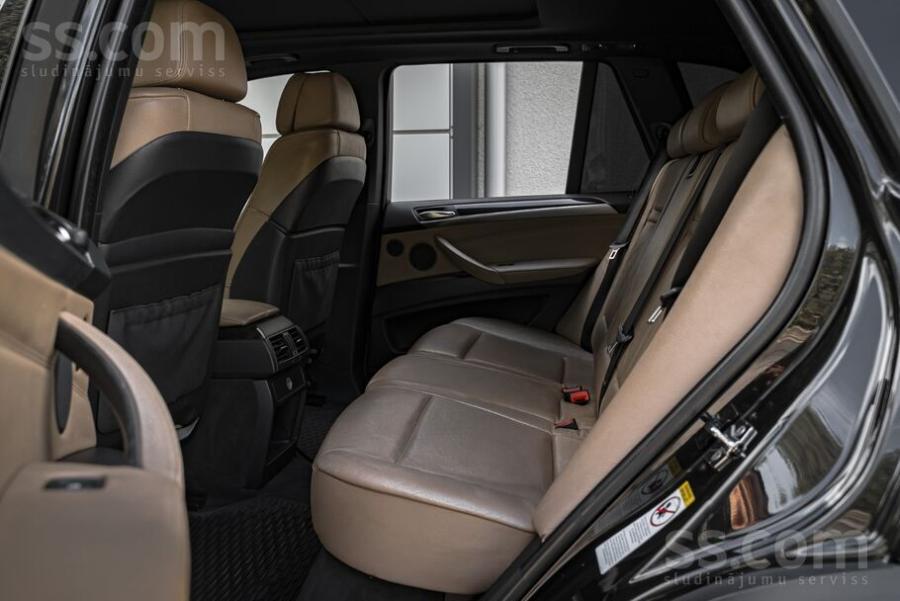 Melns BMW X5 2008 Rīga, ar dzinēja tilpumu 3.00 L un nobraukumu 352 tūkst. km par 7500 €, foto 11 vietnē AUTOMOTO.COM.LV