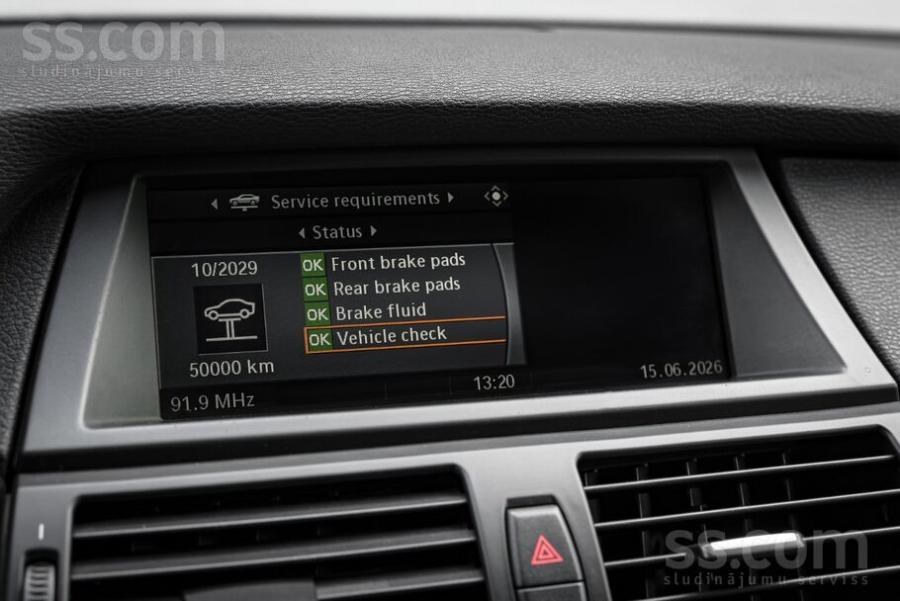 Melns BMW X5 2008 Rīga, ar dzinēja tilpumu 3.00 L un nobraukumu 352 tūkst. km par 7500 €, foto 23 vietnē AUTOMOTO.COM.LV