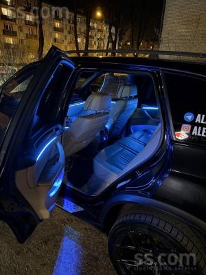 Melns BMW X5 2008 Rīga, ar dzinēja tilpumu 4.80 L un nobraukumu 345 tūkst. km par 9000 €, foto 16 vietnē AUTOMOTO.COM.LV