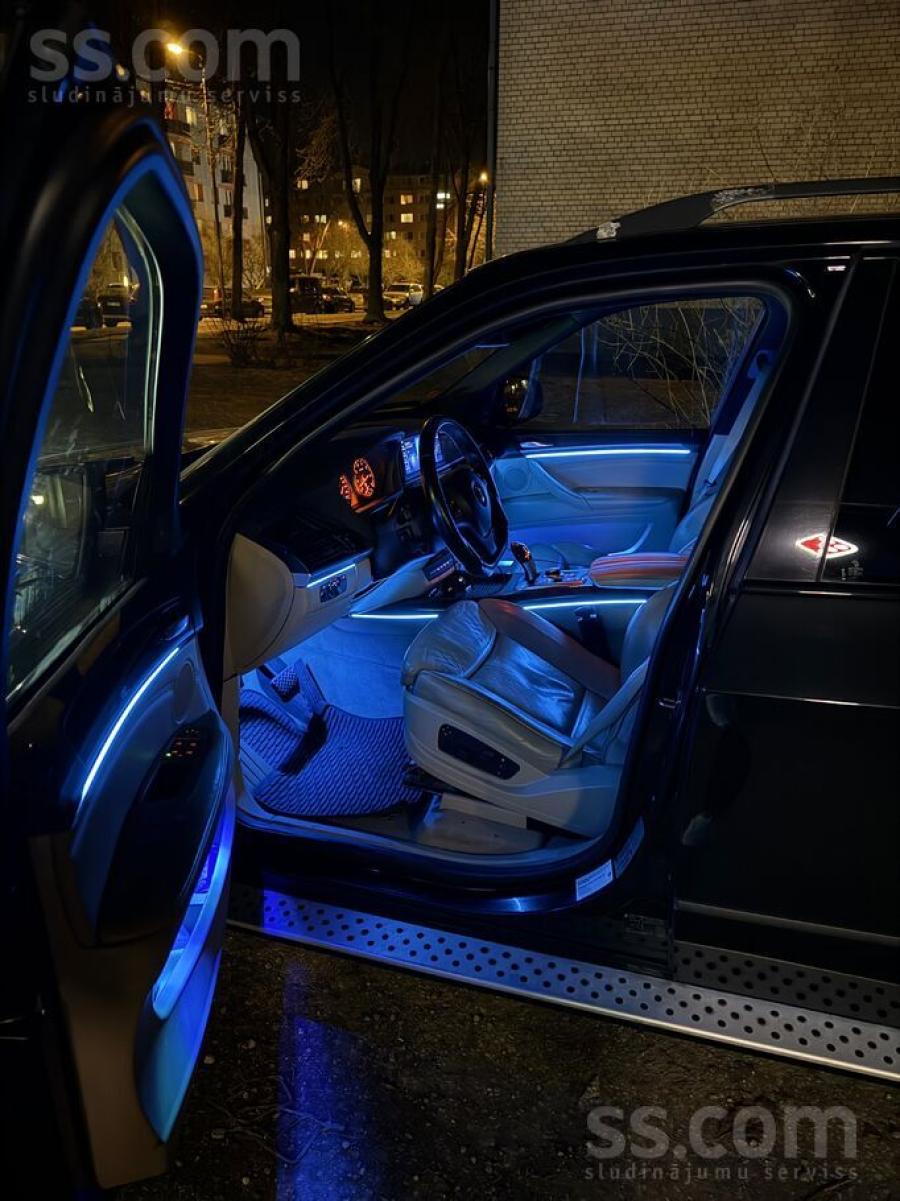 Melns BMW X5 2008 Rīga, ar dzinēja tilpumu 4.80 L un nobraukumu 345 tūkst. km par 9000 €, foto 18 vietnē AUTOMOTO.COM.LV