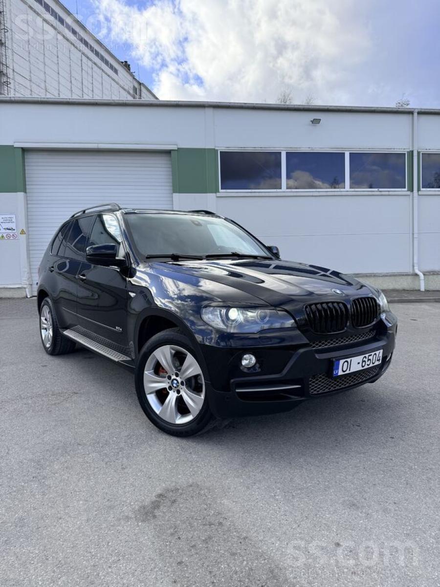 Melns BMW X5 2008 Tukums, ar dzinēja tilpumu 3.00 L un nobraukumu 480 tūkst. km par 8000 €, foto 1 vietnē AUTOMOTO.COM.LV