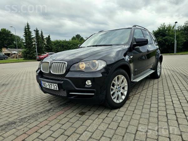 Черный БМВ Х5 2008 в Добеле, объемом двигателя 4.80 л и пробегом 312 тыс. км за 8500 €, фото 1 на AUTOMOTO.COM.LV