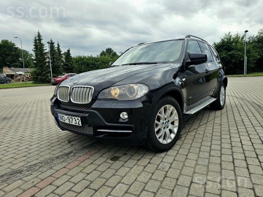 Melns BMW X5 2008 Dobele, ar dzinēja tilpumu 4.80 L un nobraukumu 312 tūkst. km par 8500 €, foto 1 vietnē AUTOMOTO.COM.LV