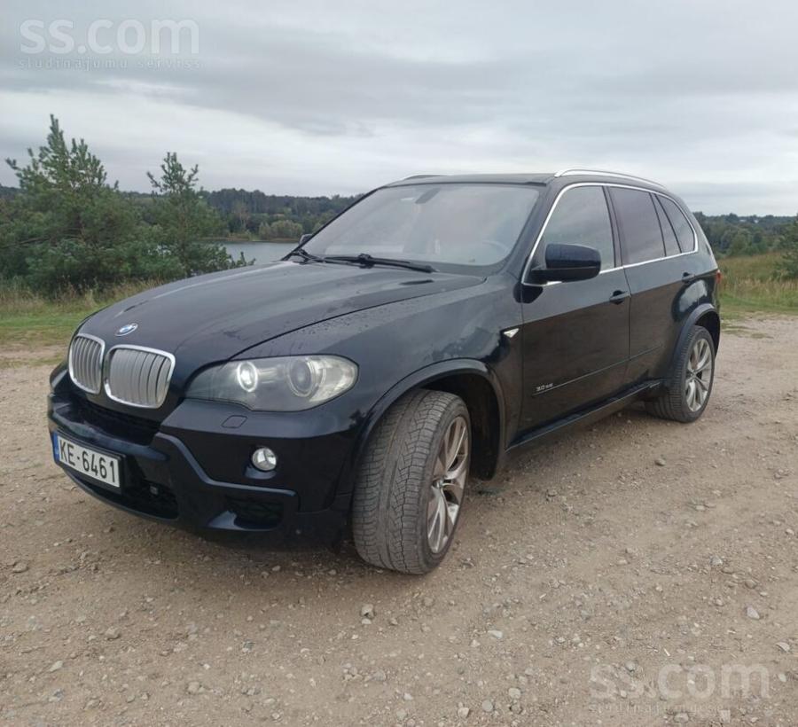 Melns BMW X5 2008 Daugavpils, ar dzinēja tilpumu 3.00 L un nobraukumu 292 tūkst. km par 7500 €, foto 5 vietnē AUTOMOTO.COM.LV