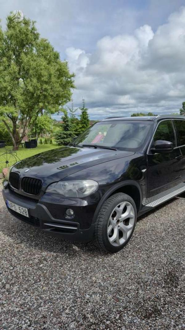 Melns BMW X5 2008 Klaipėda, ar dzinēja tilpumu 2.99 L un nobraukumu 427 tūkst. km par 8200 €, foto 1 vietnē AUTOMOTO.COM.LV