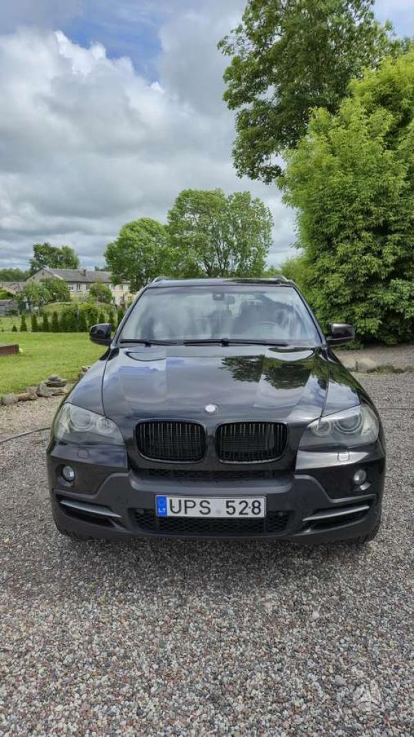 Melns BMW X5 2008 Klaipėda, ar dzinēja tilpumu 2.99 L un nobraukumu 427 tūkst. km par 8200 €, foto 4 vietnē AUTOMOTO.COM.LV