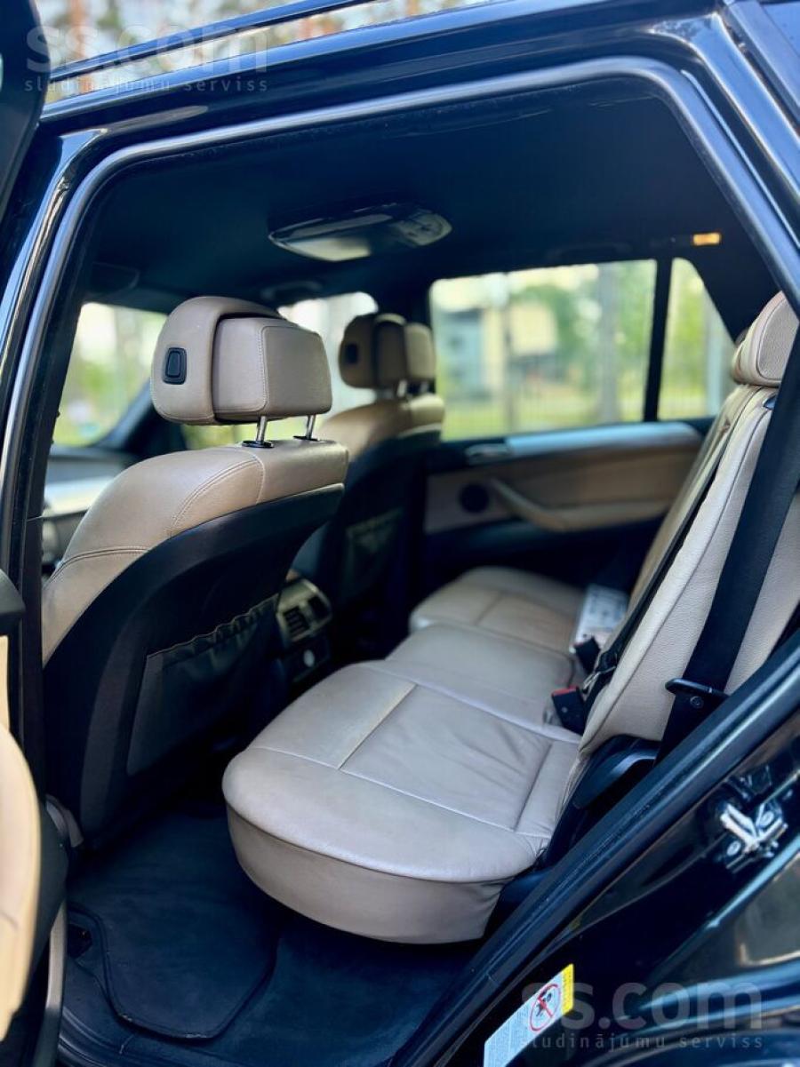 Melns BMW X5 2008 Rīga, ar dzinēja tilpumu 3.00 L un nobraukumu 0 tūkst. km par 7599 €, foto 10 vietnē AUTOMOTO.COM.LV
